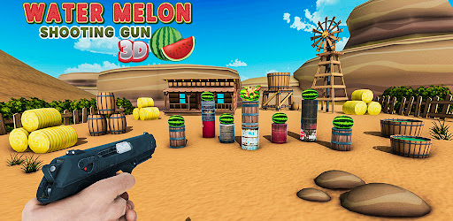 Watermelon Shooting Gun 3D Android App