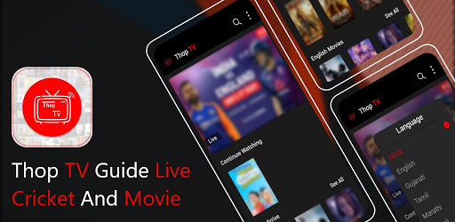 Cricket Live TV Channels Free Thop TV Guide Android App