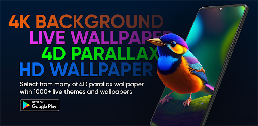 4D Parallax 4K Live Wallpaper Android App