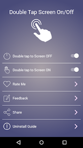 Screen on off store