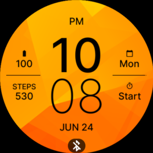 Fresh Orange Fit Watch Face - Google Play 앱