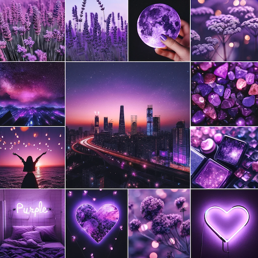 Google Play Aesthetic Purple Wallpaper HD