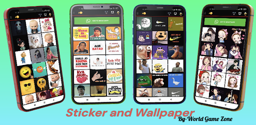 Stickers and wallpaper Android App