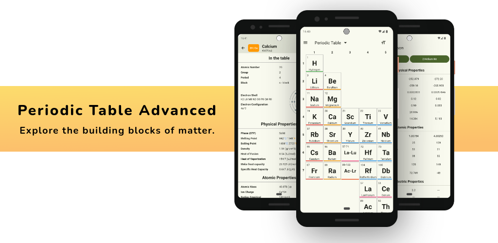 Periodic Table Advanced - Latest version 1.0.0 for Android App Education
