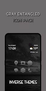 Gray - Entangled Icon Pack電腦版下載 - 雷電模擬器