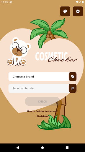 Cosmetic batch code checker store