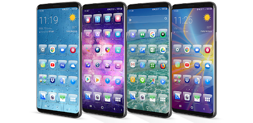 Launcher Theme - Glass Transparent Icons Wallpaper Android App