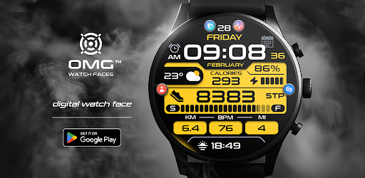 OMG 193 Digital Watch Face Android App