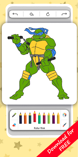 Super Turtles Coloring Book for PC / Mac / Windows 11,10,8,7 - Free Download - Napkforpc.com