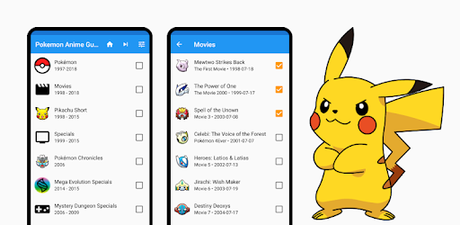 Anime Guide for Pokemon Android App