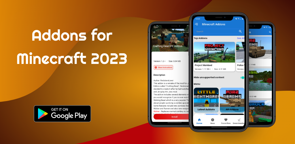 MCPE Addons for Minecraft Mods - Latest version 1.0.19 for Android App ...
