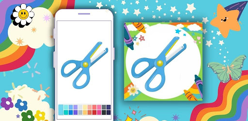 Coloring Book: Insects Scissor Android App