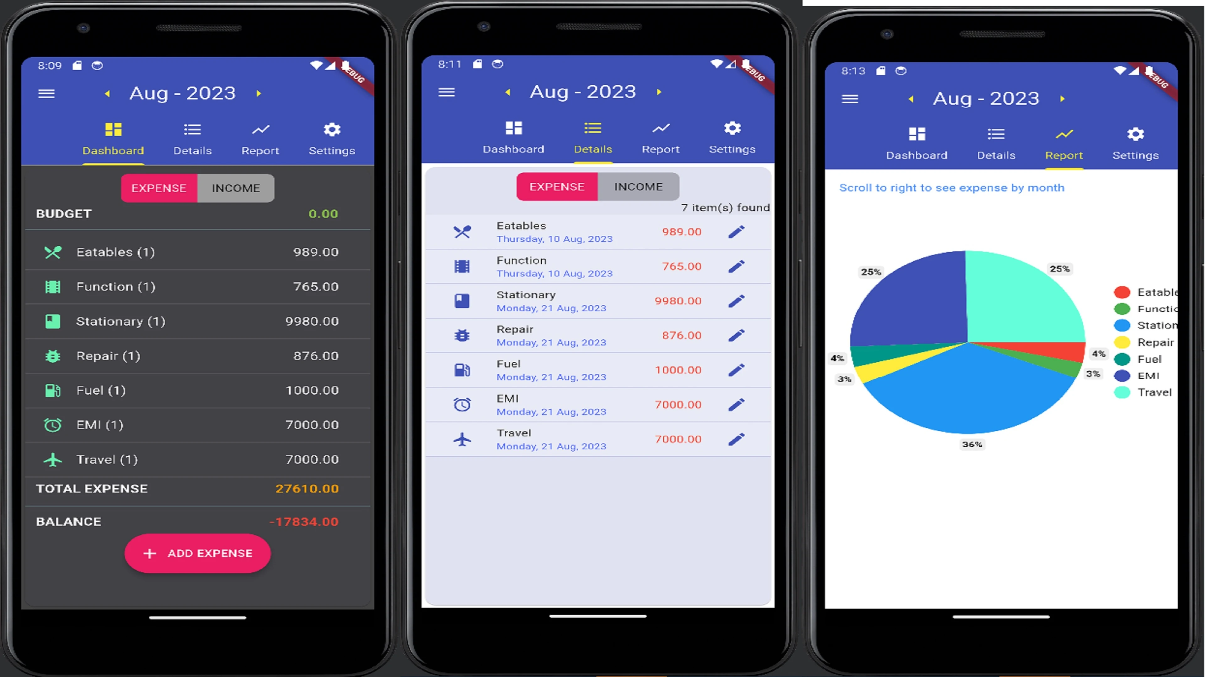 Expense tracker app store