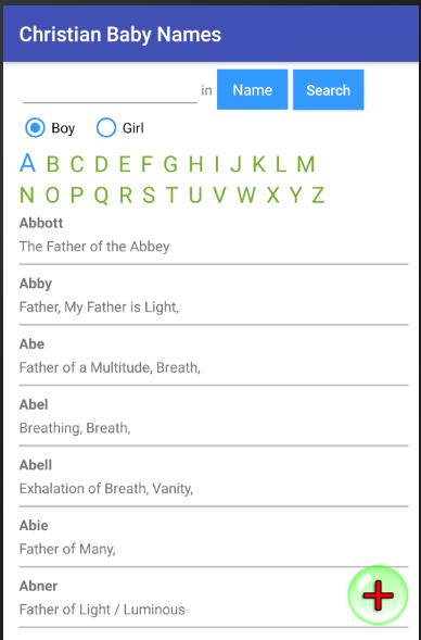 Download and Run Christian Baby Names on PC for Free