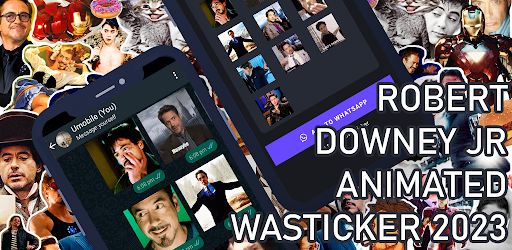 Robert Downey Jr. GIF Stickers Android App