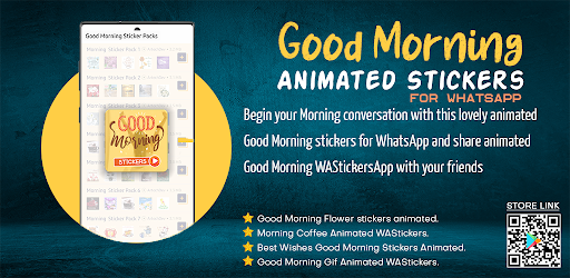 Good Morning Animated Stickers For WhatsApp Android App