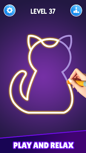 Download and Play Line Draw Puzzle : puzzle game on PC (Emulator)