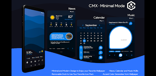 CMX - Minimal Mode · KLWP Theme Android App