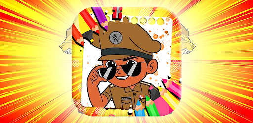 Little Singham coloring book Android App