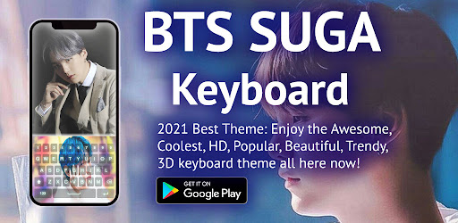 BTS Suga Keyboard Theme Android App