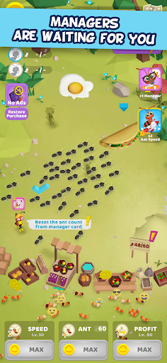 Eats Manager - Idle Ant Tycoon for PC / Mac / Windows 11,10,8,7 - Free Download - Napkforpc.com