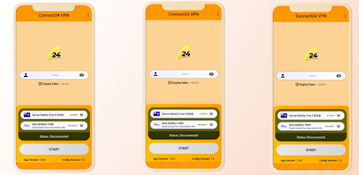 Connect24 VPN For Saudi Arabia Free Data Android App