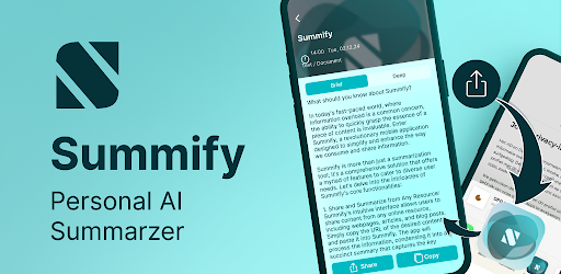 AI Text Summarizer - Summify Android App