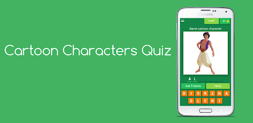 Cartoon Characters - Quiz Android App