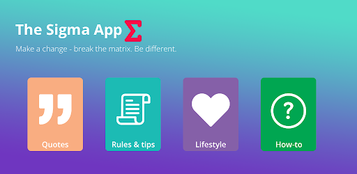 Sigma App - How To Be A Sigma Android App