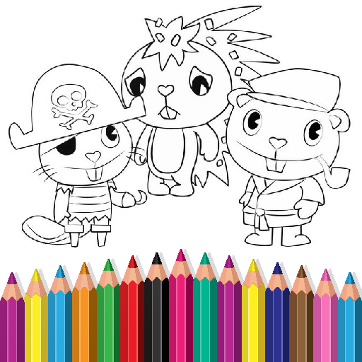 About: Happy Tree Friends Coloring (Google Play version) | | Apptopia