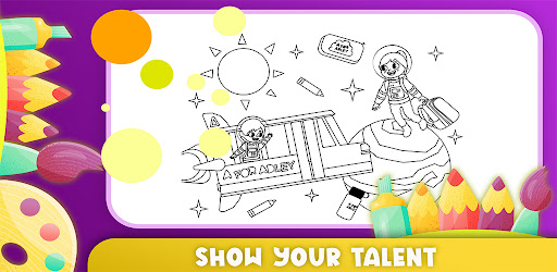 a for adley coloring game Android App