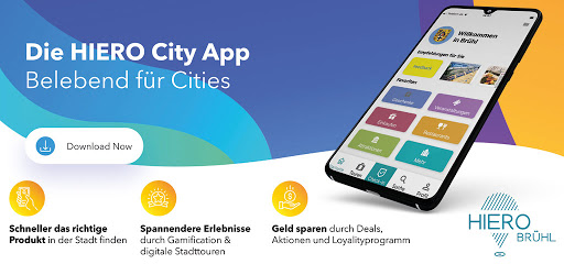 HIERO Brühl App | Einkaufs - und Erlebnisassistent Android App