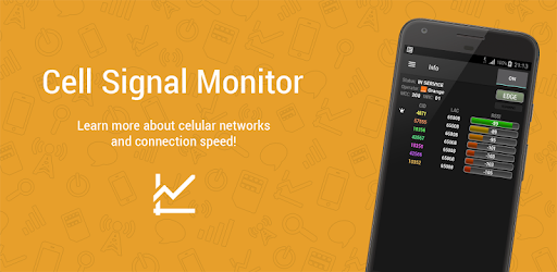 Cell Signal Monitor: monitoring of mobile networks Android App