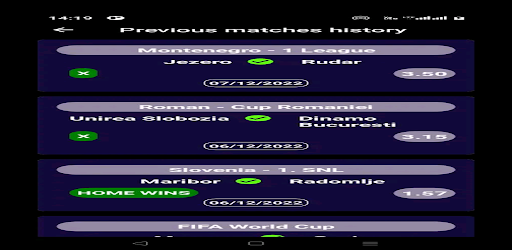 Win correct scores Android App