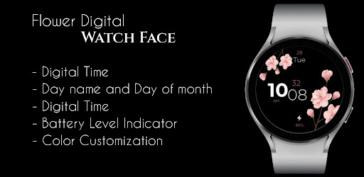 Flower Digital - Watch Face Android App