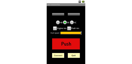 NXT GSensor+ Remote Android App
