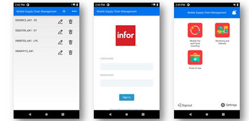 Infor MSCM-L Android App