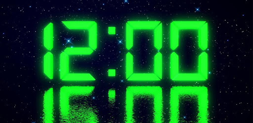 LED clock widget free Android App