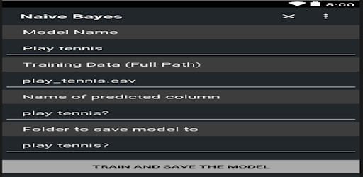 Naive Bayes Classifier Tasker Plugin Android App