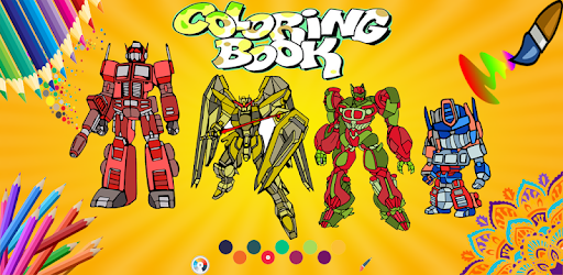 Robot Coloring Book Android App