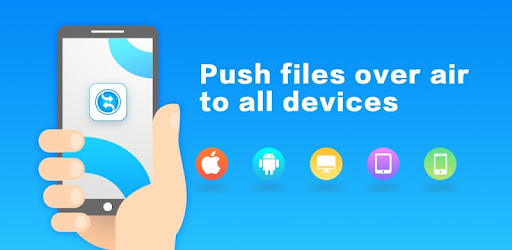 AirPush - Nearby File Sharing in Web Browser Android App