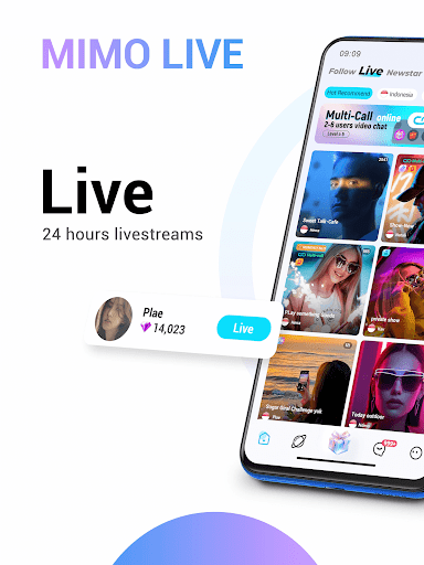 Download and Run Mimo Live-Live Streaming Show on PC for Free