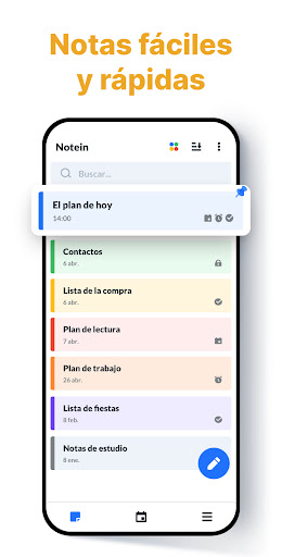 Descargar y ejecutar Notas, Bloc de notas - Notein gratis en PC