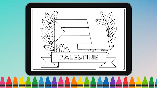ดาวน์โหลด Palestine Flag Coloring Game และเล่นบนคอม PC - LDPlayer
