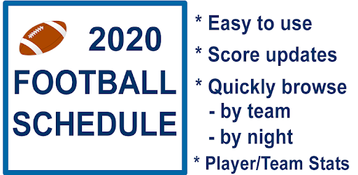 2020 Football Schedule (NFL) Android App