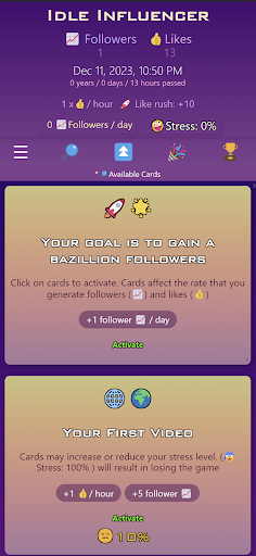 Idle Influencer: Fame Game for PC / Mac / Windows 11,10,8,7 - Free Download - Napkforpc.com