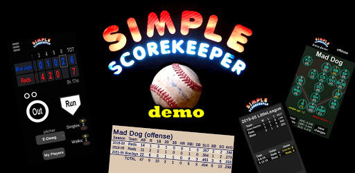 Simple Scorekeeper Demo - Baseball / Softball Android App