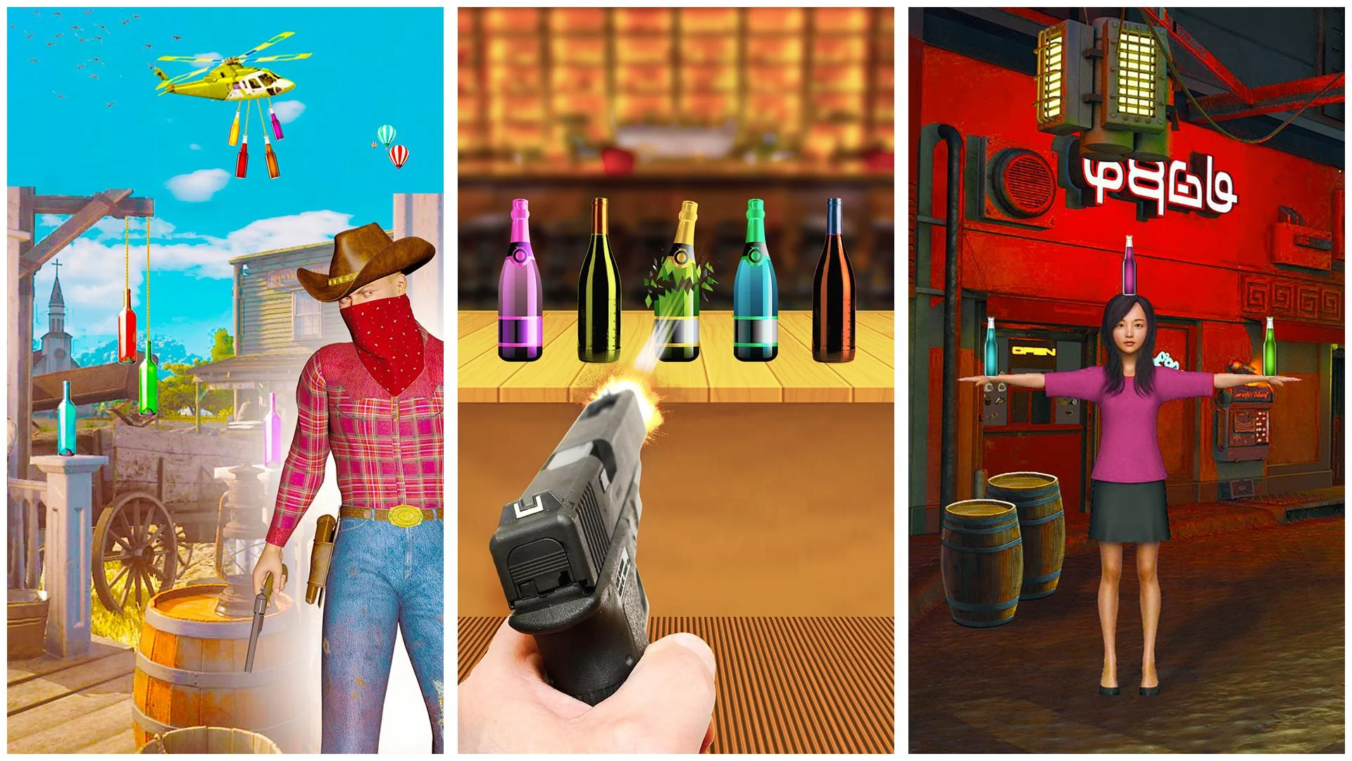 PC에서 Bottle Shooter FIre: Gun Games 플레이, 컴퓨터용 앱플레이어 다운로드