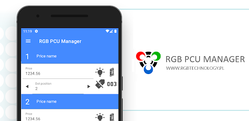 RGB PCU Manager Android App
