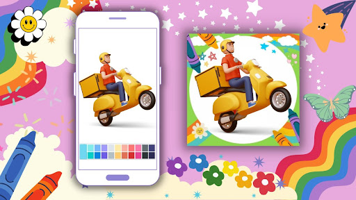 Coloring Book: Courier Offline for PC / Mac / Windows 11,10,8,7 - Free ...